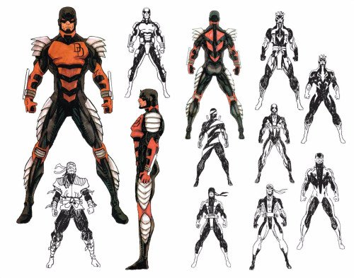 90's Daredevil and Elektra by Scott McDaniel : r/comicbooks