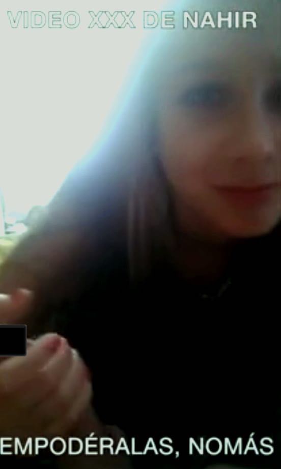 Nahir Galarza. Se filtra el video prohibido / Twitter