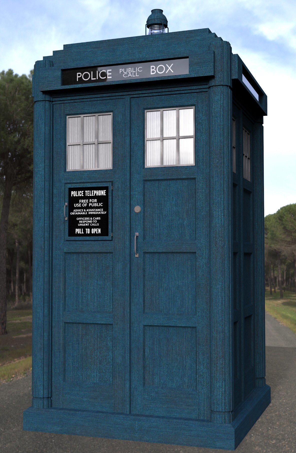 Tardis Exterior Wallpaper