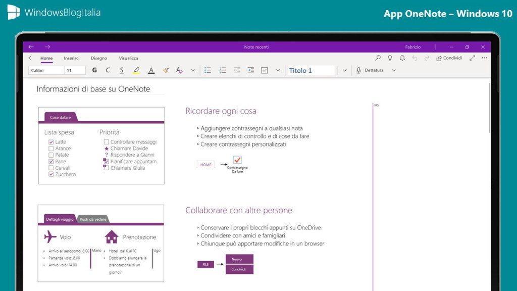 Onenote App Interface