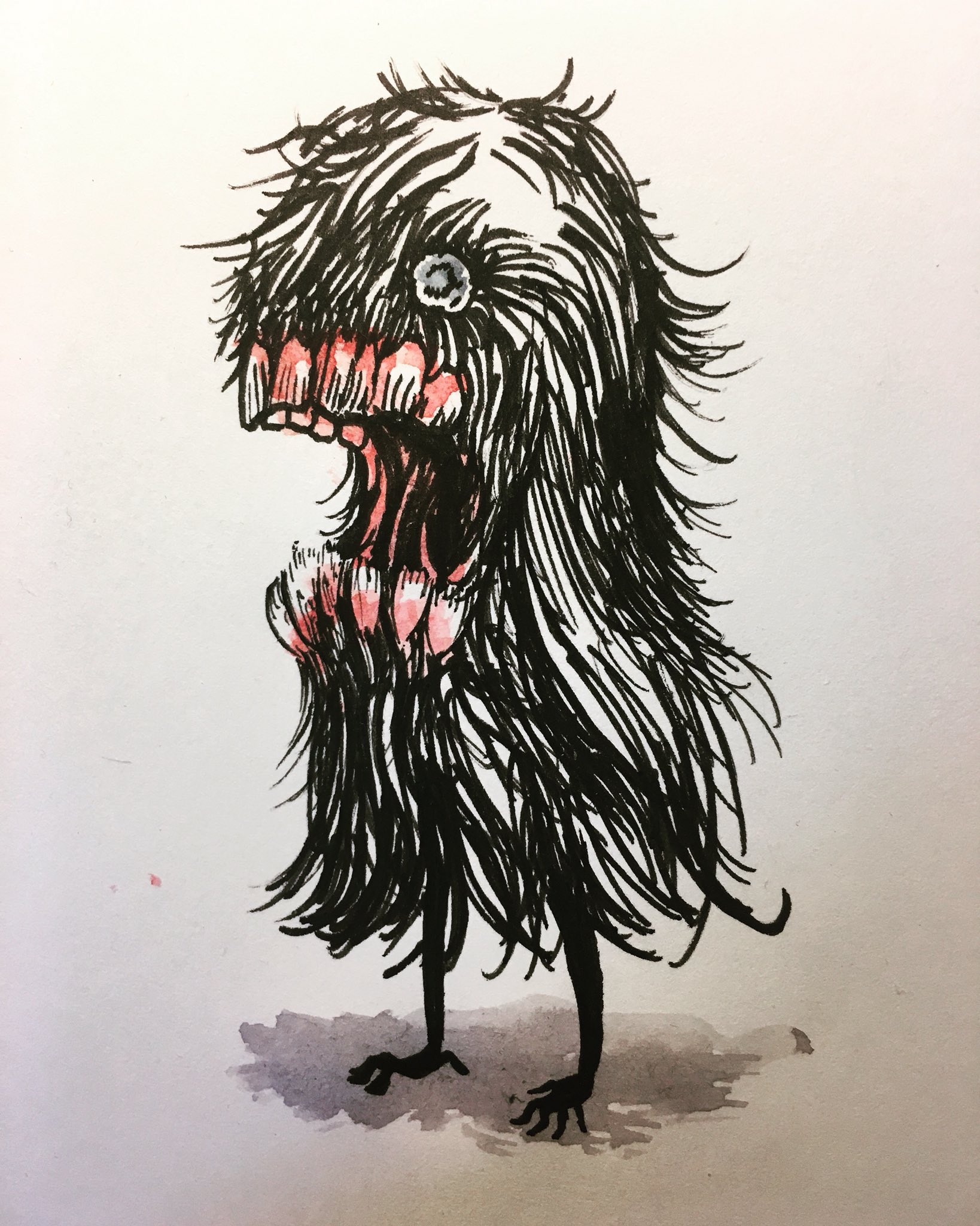 Horror Monster Drawing
