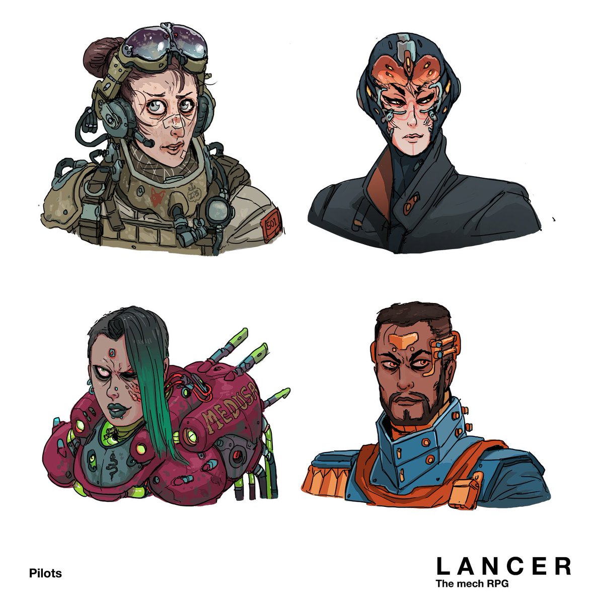 Incredible Mech Pilot Character Art Inspiration