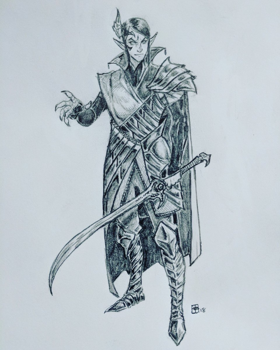 Evil Knight Drawing