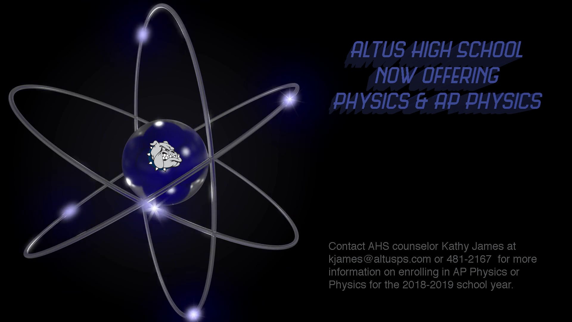 Altus Public Schools on Twitter: "Altus High School is proud to announce the addition of Physics ...