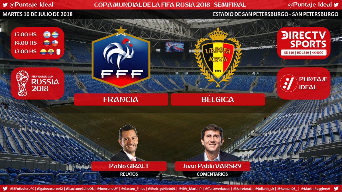 Copa Mundial de la FIFA Rusia 2018 (Tema Oficial) - Página 2687 - Foros ...