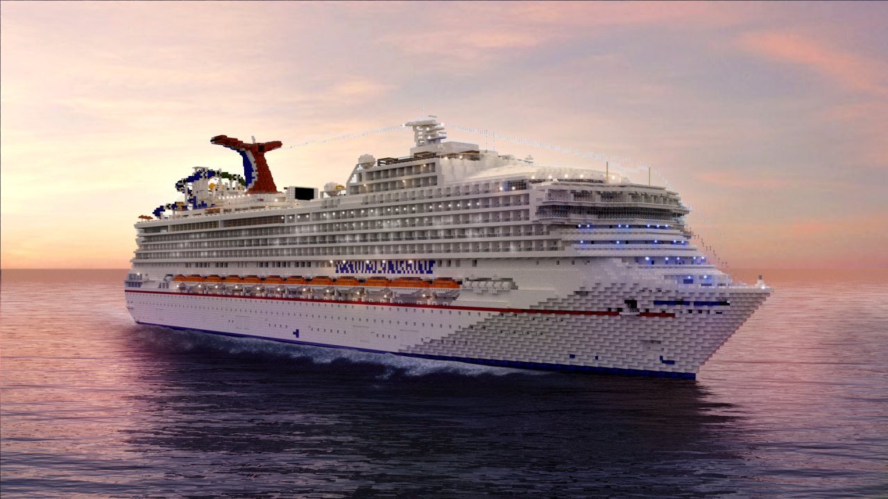 Minecraft Carnival Cruise Ship