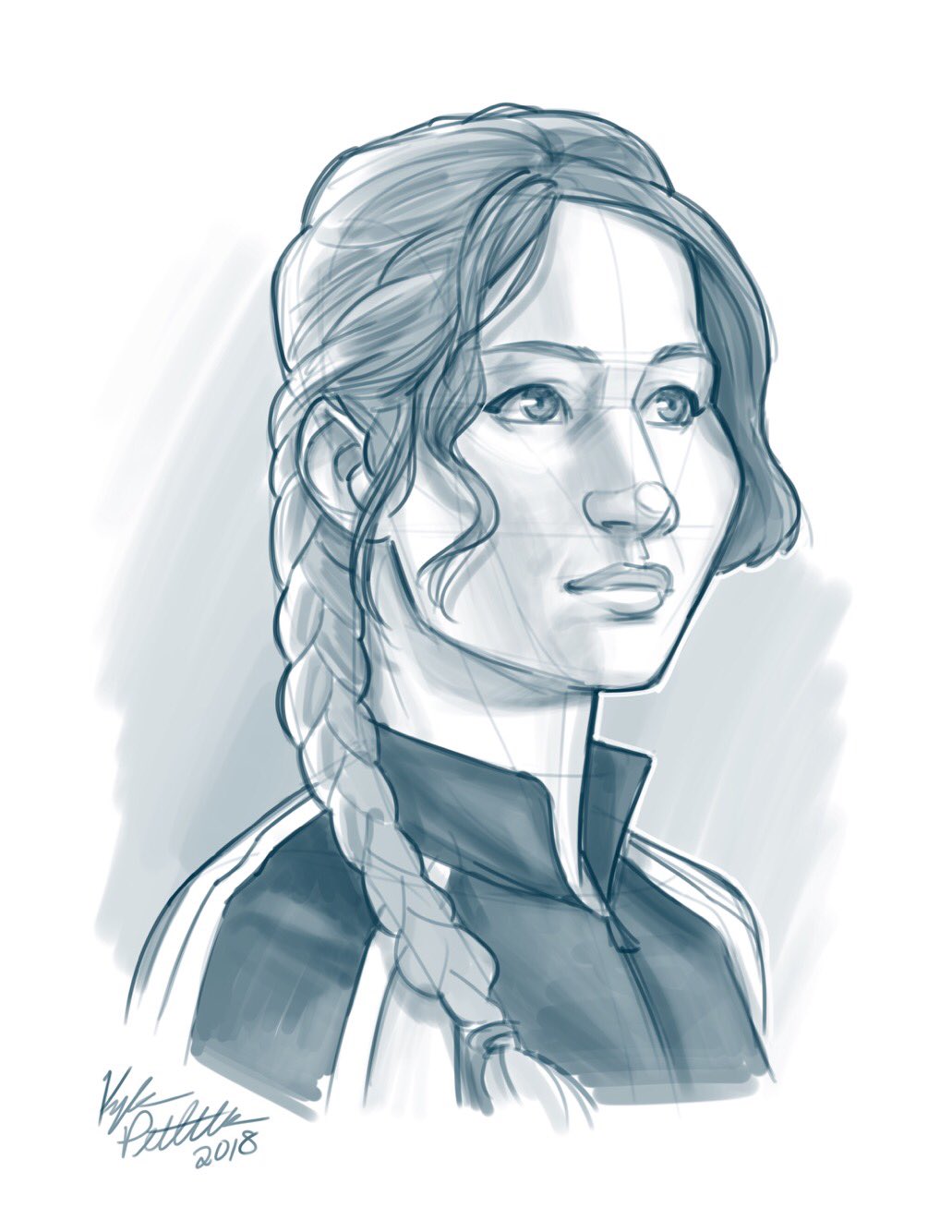 The Hunger Games Katniss Drawing