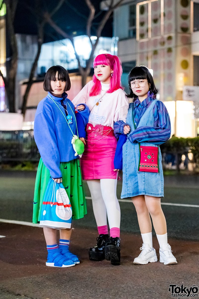 Japanese High School Students Nanase Mawoni Yumi On The Street In japanese-high-school-students-nanase-mawoni-yumi-on-the-street-in