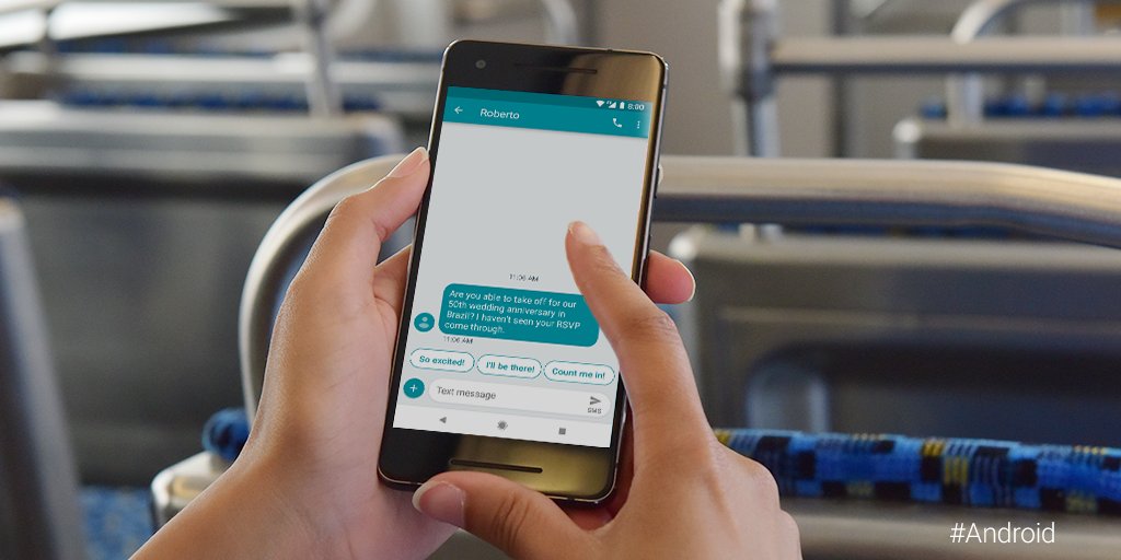 Did you know the Smart Reply feature on #Android Messages uses machine ...
