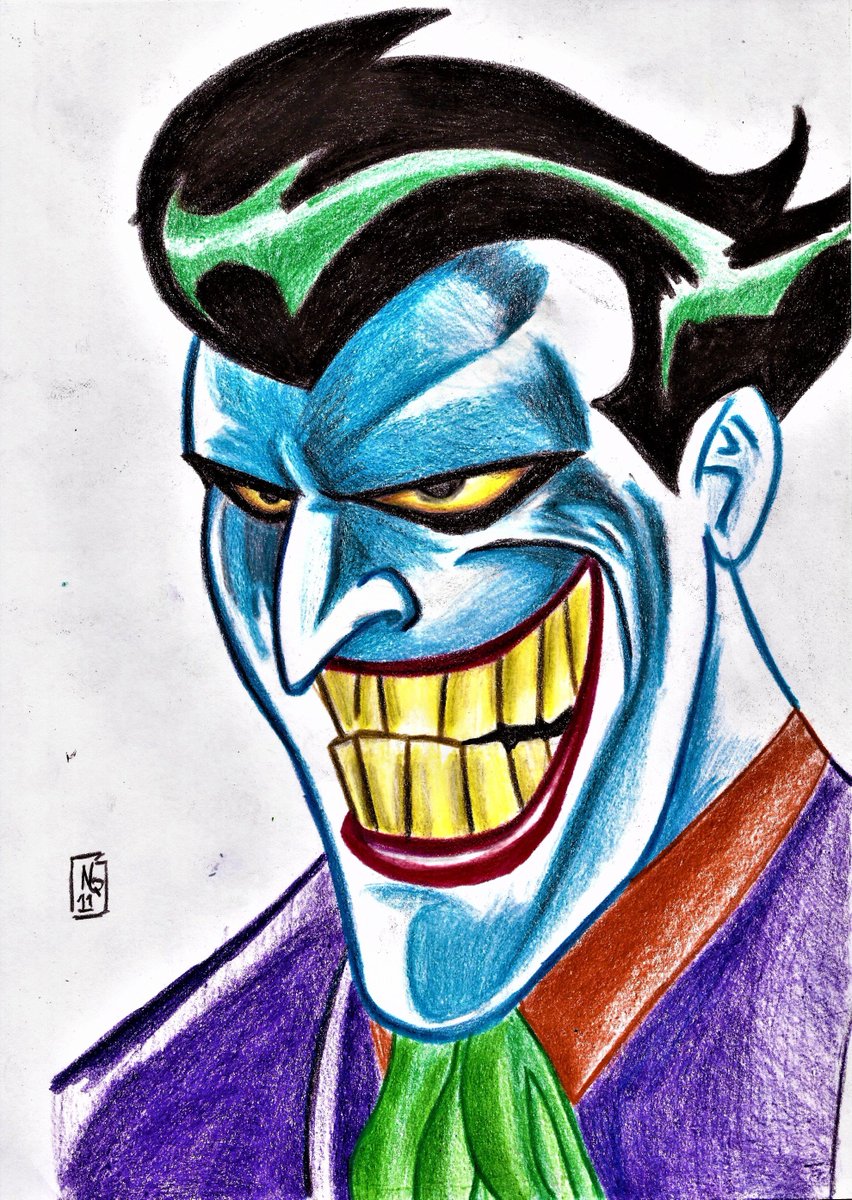 Joker Drawings In Color