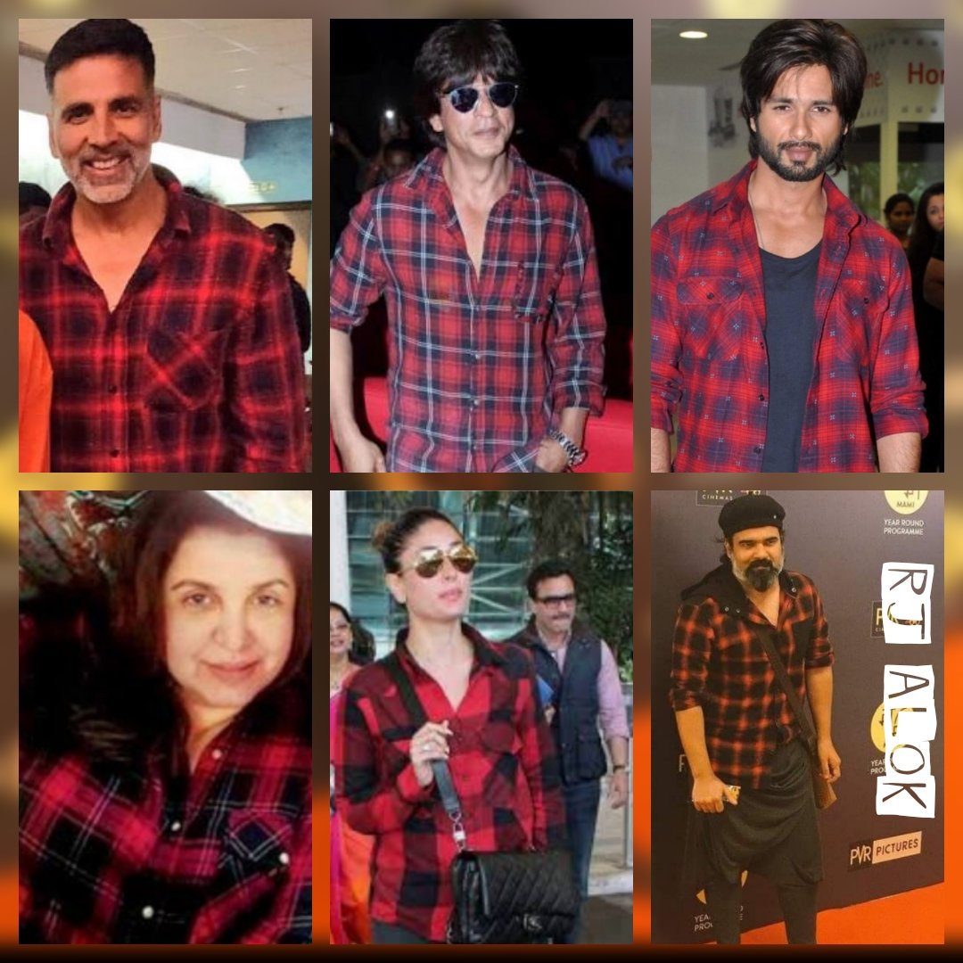 Shahid Kapoor In Red Check Shirt