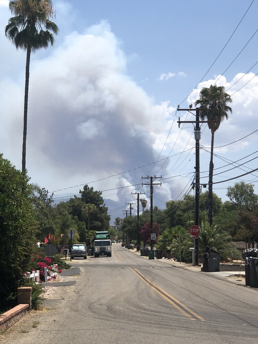 Wildfire - Cranston Fire off Hwy 74 between Hemet and Mtn. Center
