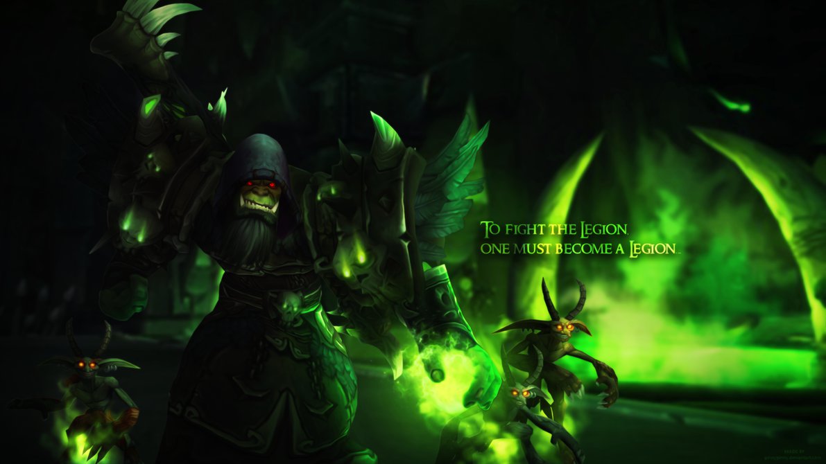 Wow Orc Warlock Wallpaper