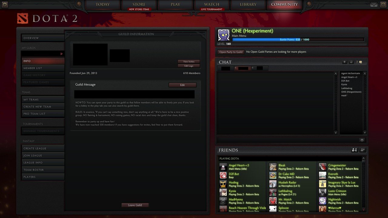 Reddit Dota 2 On Twitter Hi Valve Remember When You Deleted My Guild With Over 600 Members