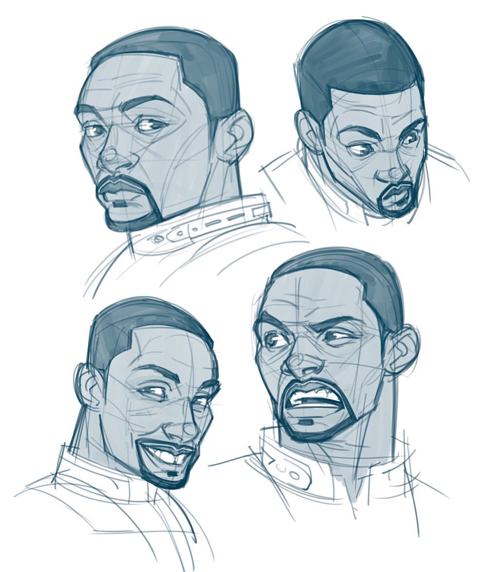 Marvel Falcon Drawing