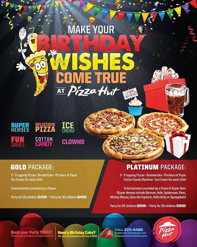 Pizza Hut Birthday Party
