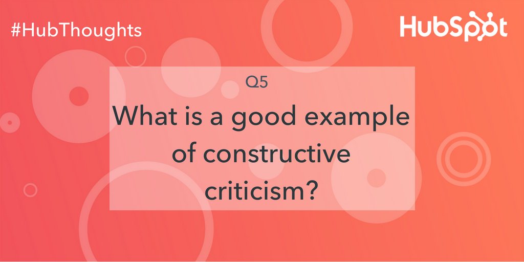 Examples Of Criticism