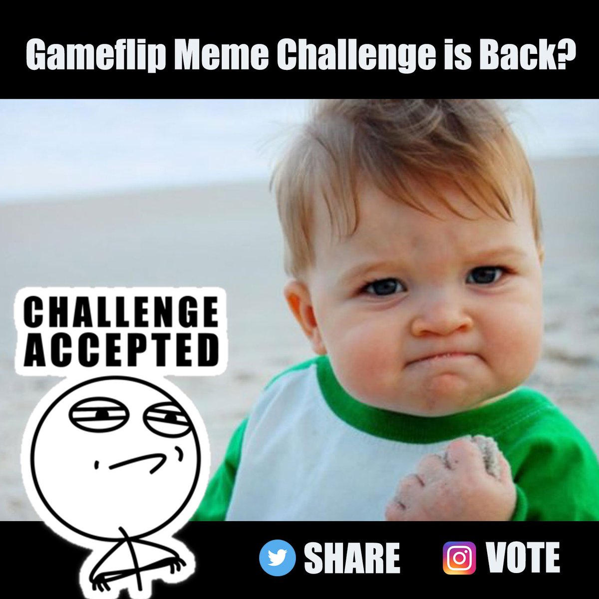 Challenge Accepted Baby Meme