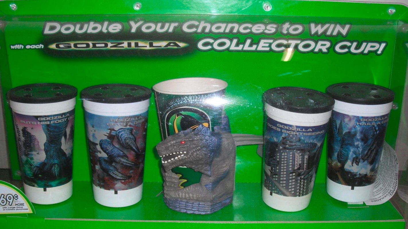 Godzilla 1998 Taco Bell 1998 Taco Bell Godzilla Promo Tee Black