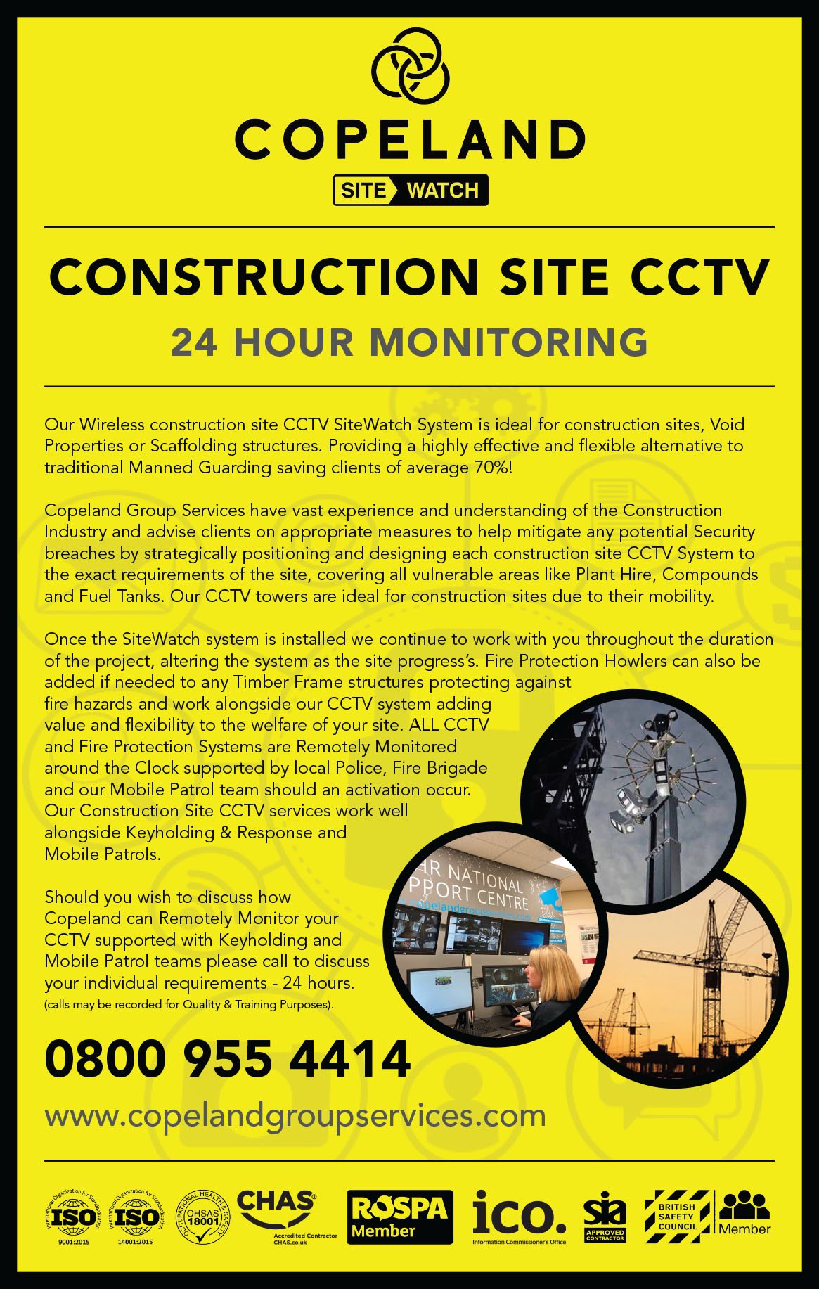 Copeland Group Services Business Development on Twitter: "Construction site security services by ...