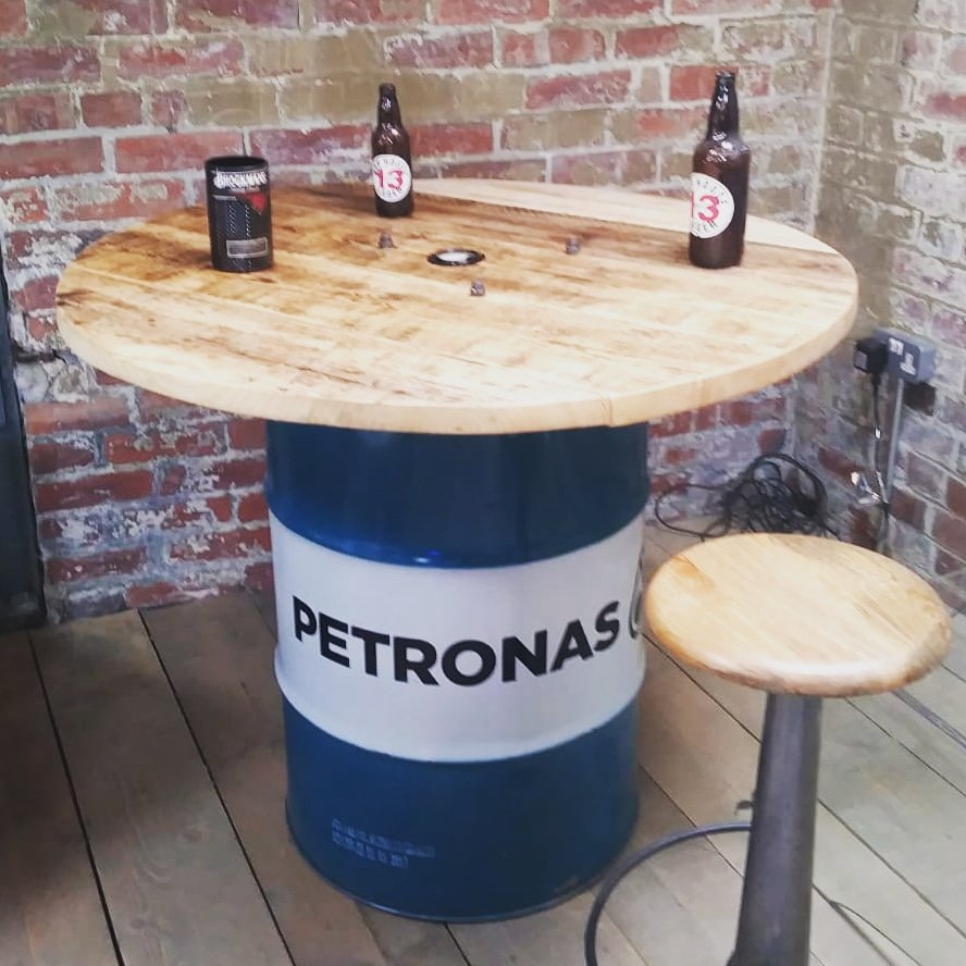 Oil Drum Table