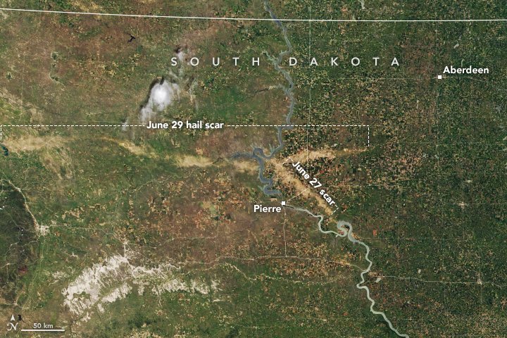 Nasa Aerial View Of North Dakota