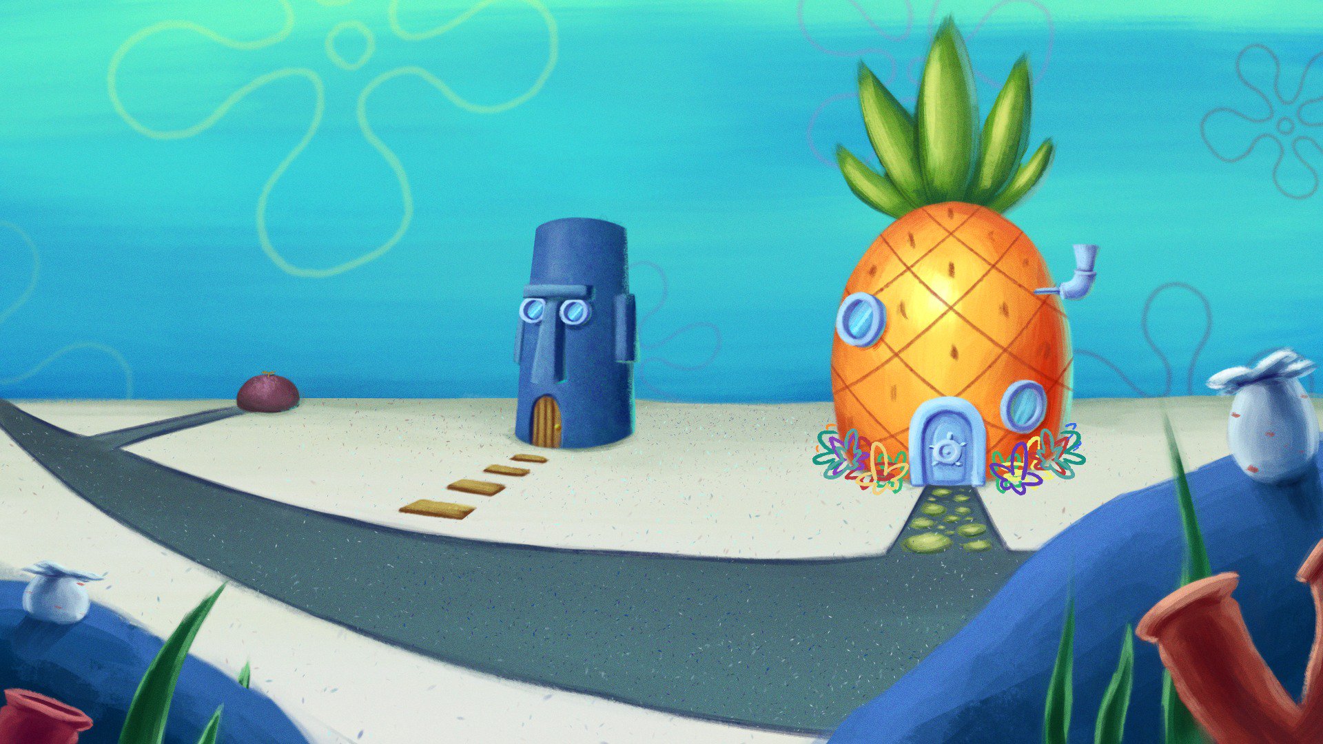 Spongebob Background House