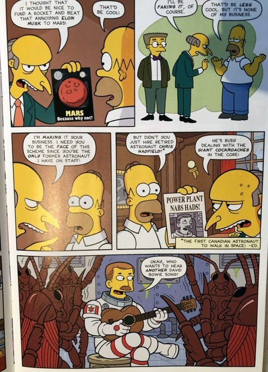 Canadian Astronaut Comic