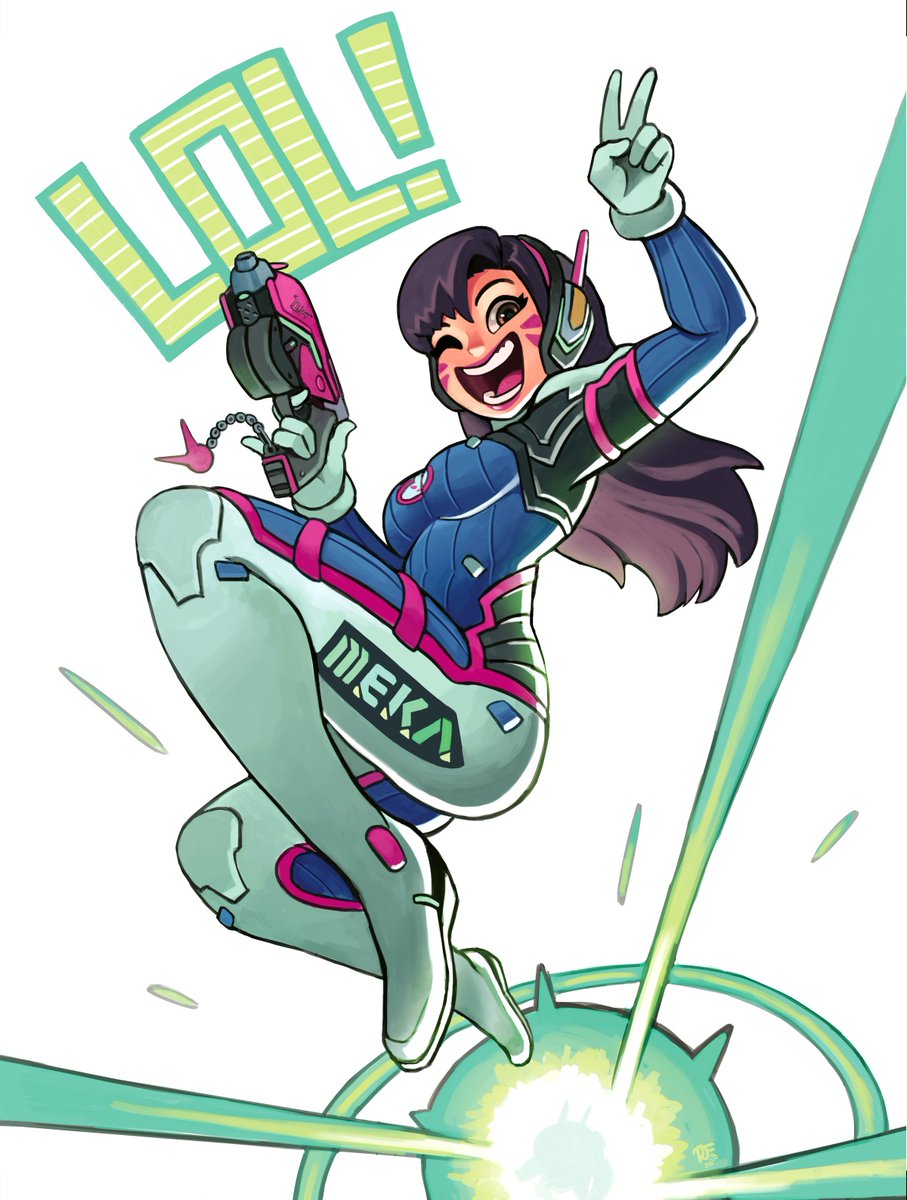 「Here's a Dva for #cutiesaturday !! 」|Russのイラスト