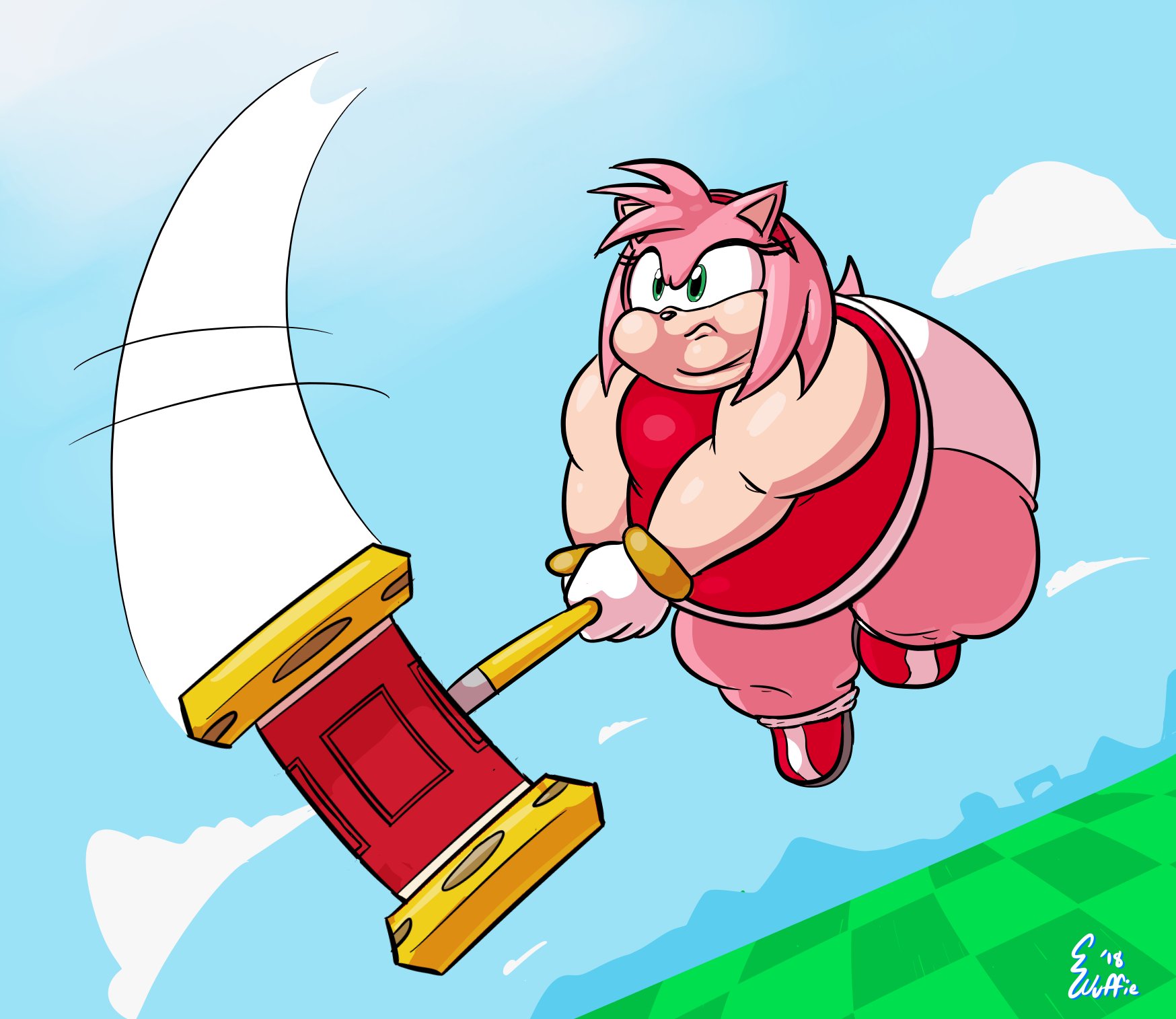 Fat Amy Rose The Hedgehog Posting Shitty Sonic Facts Every Day Until A