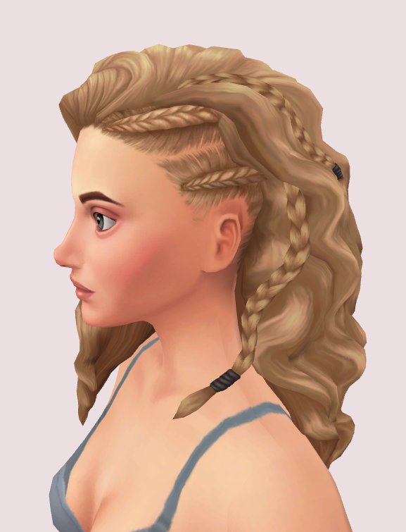 Sims 4 viking hair - roomlicious