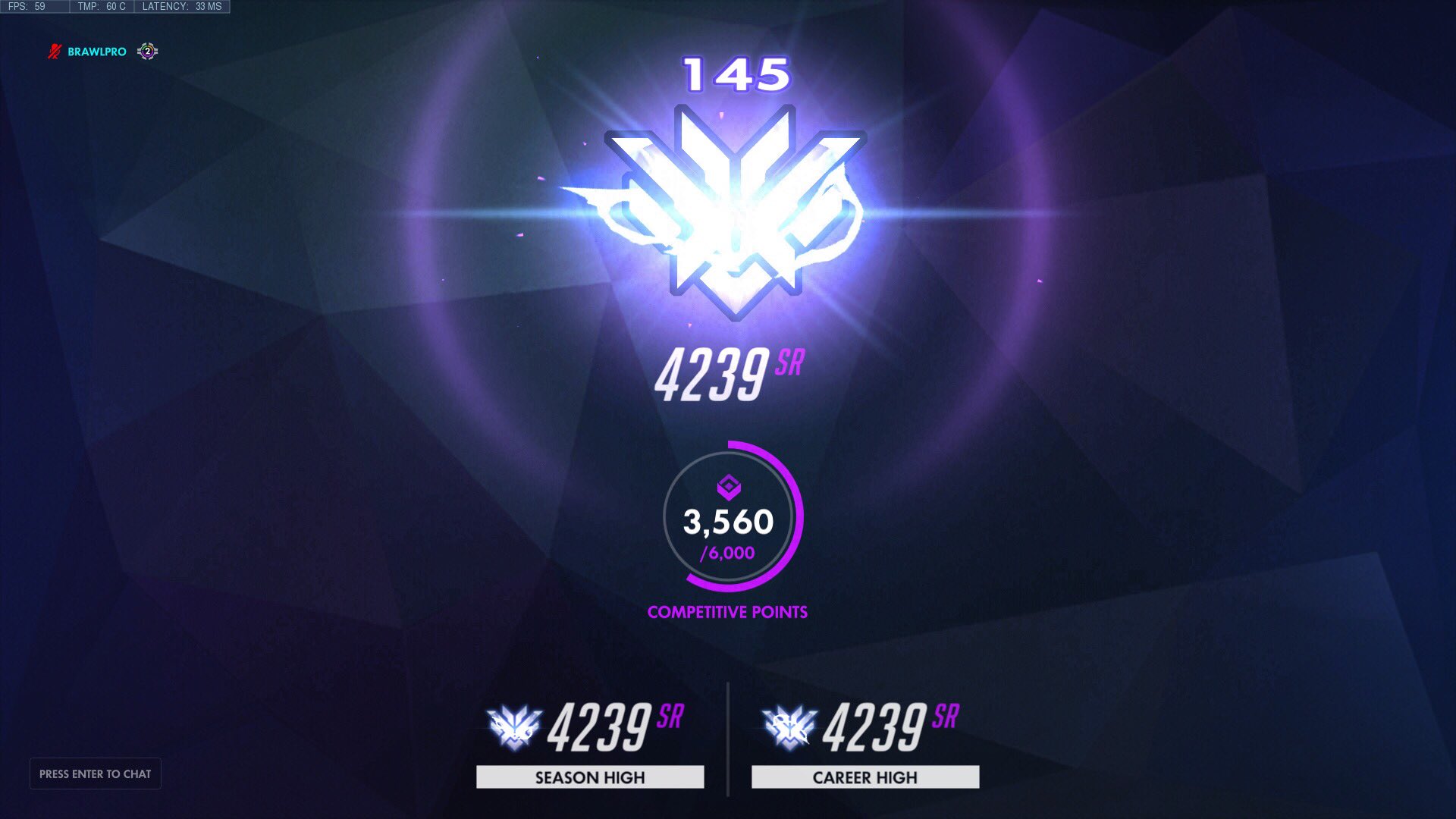 Brawlpro on Twitter: "I’m in there! Top 500 on PC OW. IM IN THERE https://t.co/hj6qvlW2Sw" / Twitter