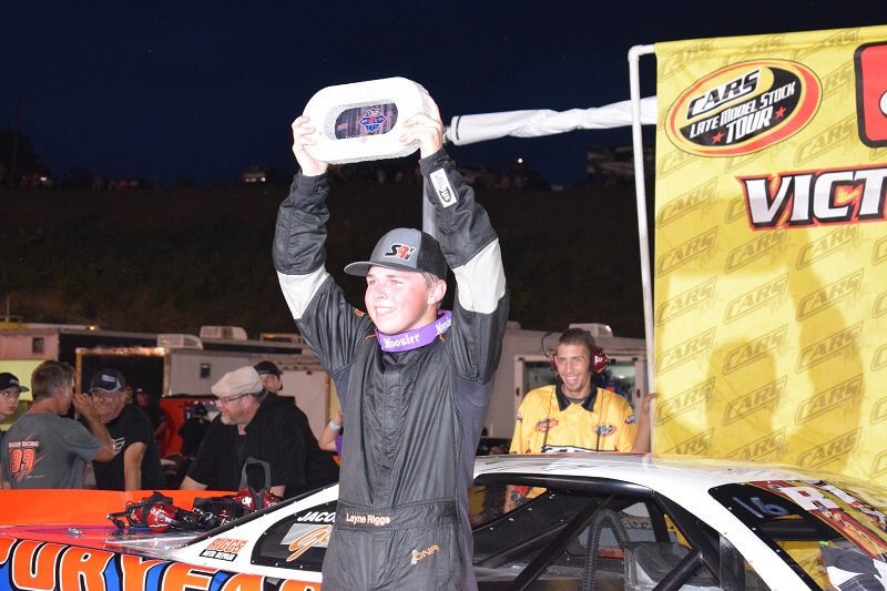 Layne Riggs (son of Scott Riggs) gets his first CARS tour win at ...