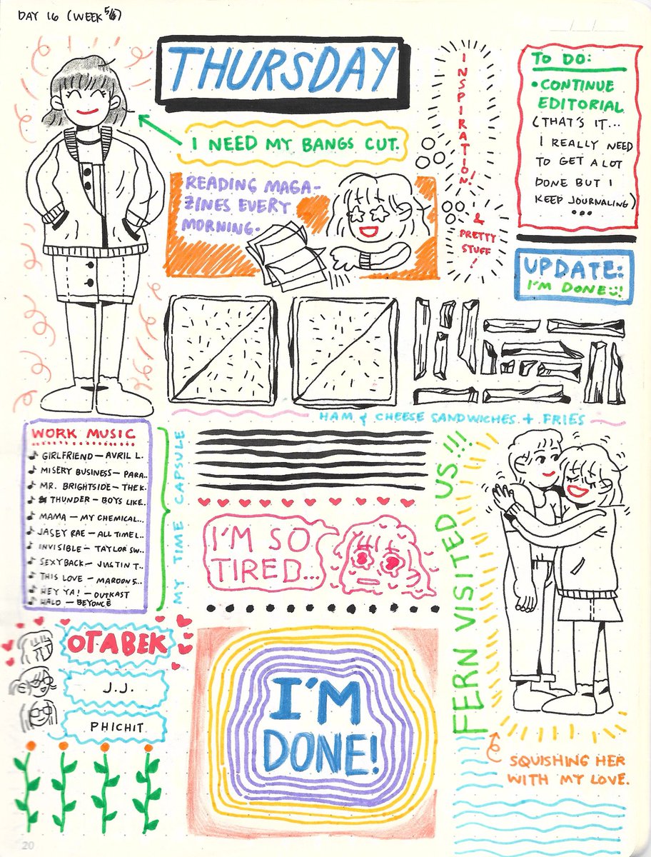 「more internship doodles and ramblings ️ 」elleの漫画