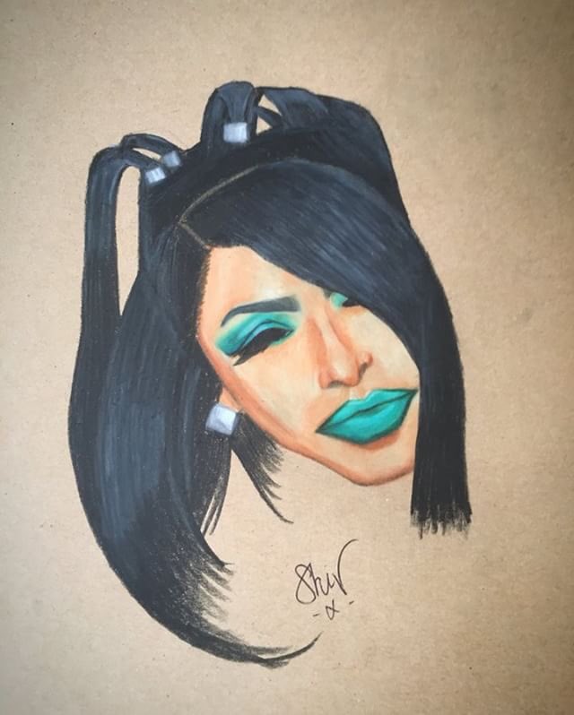 Drawing Of Aaliyah