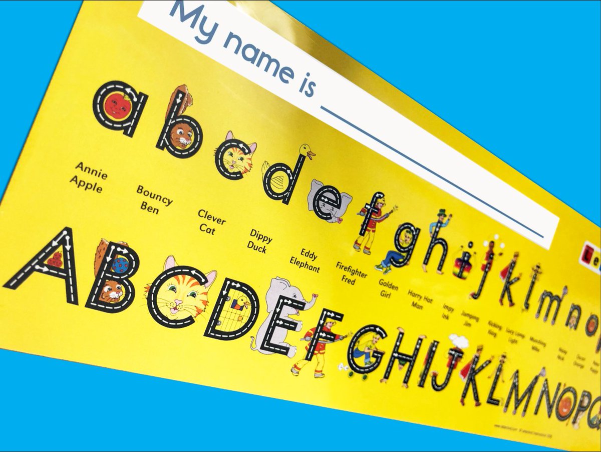 Printable Alphabet Desk Strip