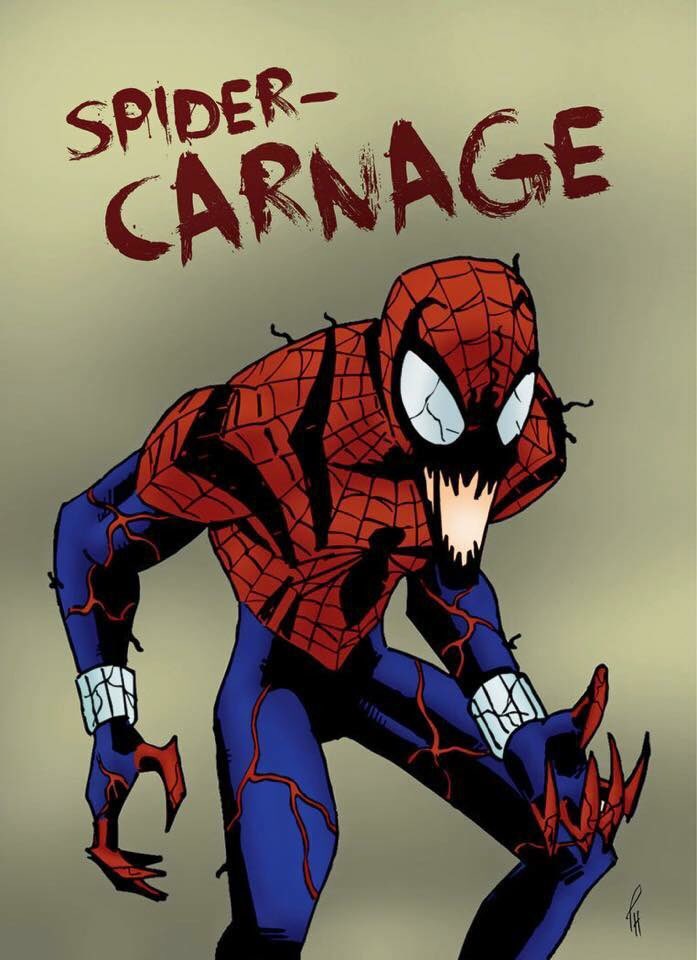 Spider Carnage Drawing