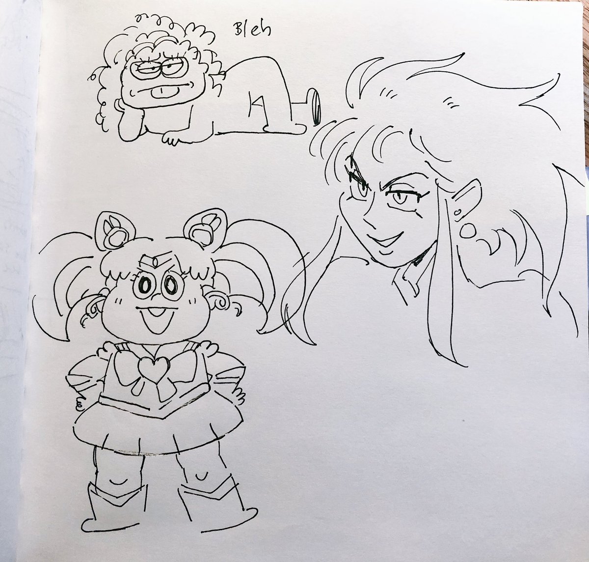 「Drawing anime gorls to self medicate 」Hannah Ayoubiの漫画