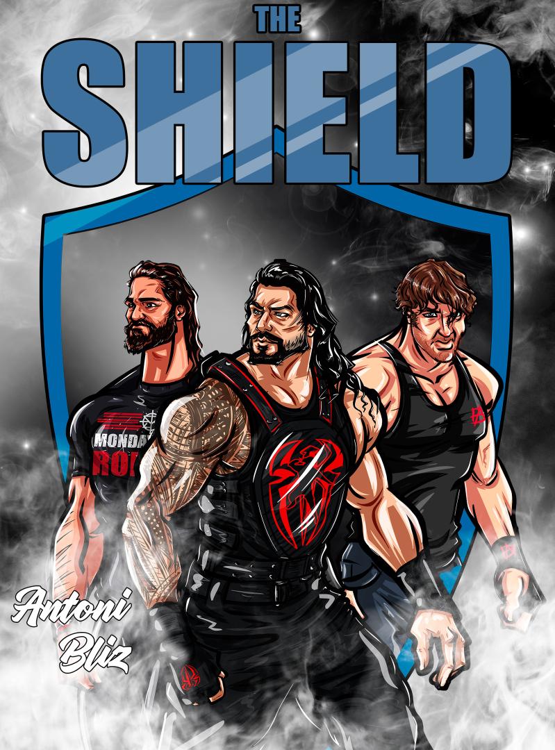 Wwe Cartoon The Shield
