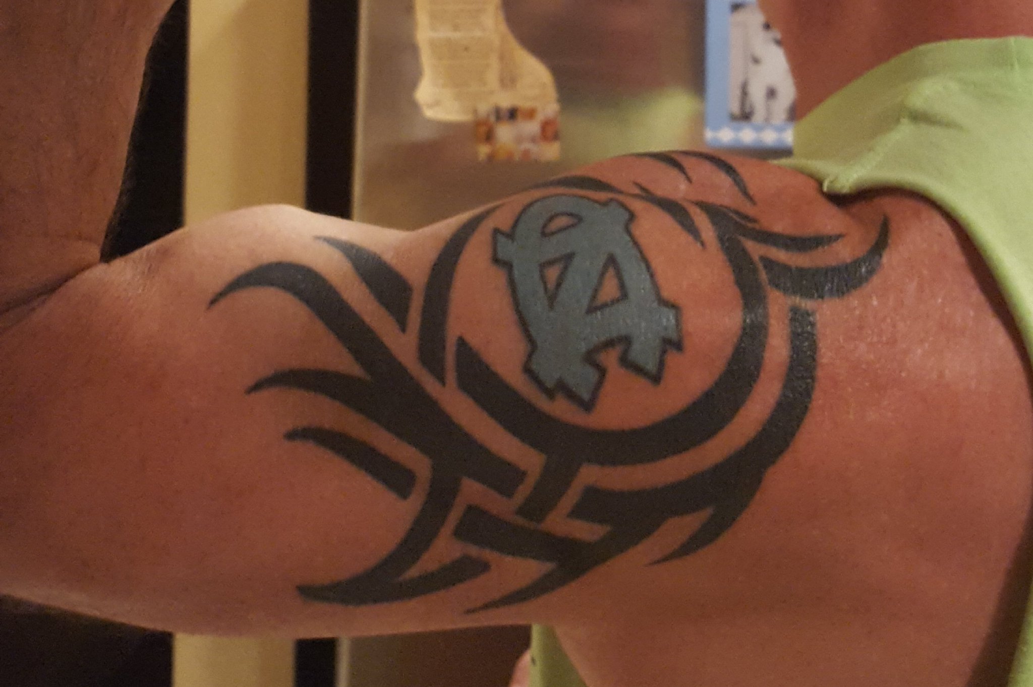 Carolina Tar Heel Tattoos North Carolina Tar Heels State Shape Logo