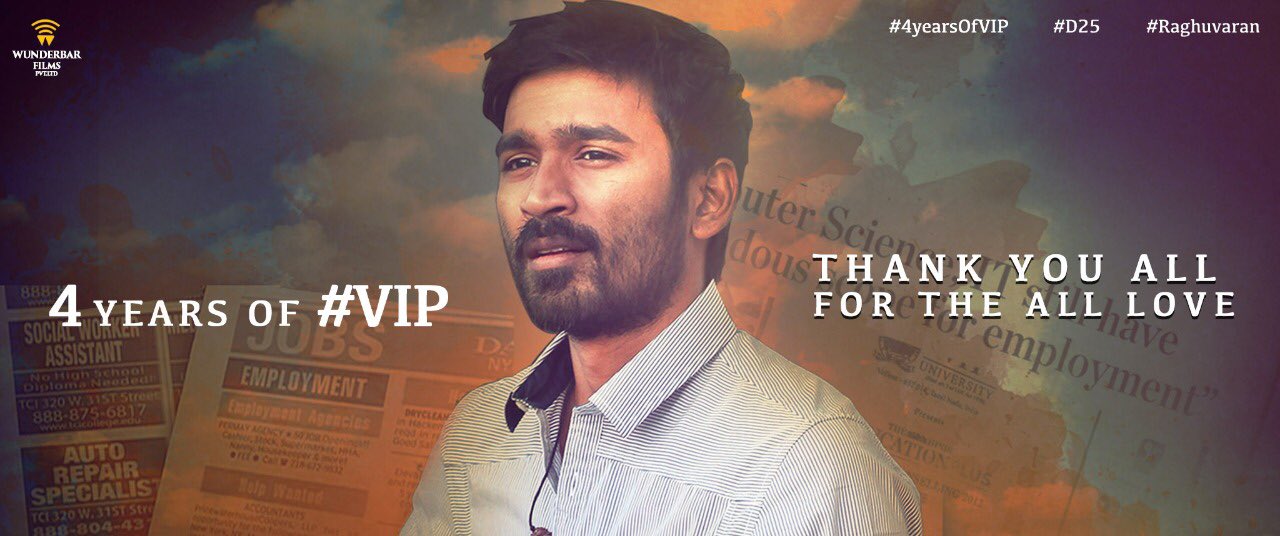 Dhanush Vip Wallpapers Hd