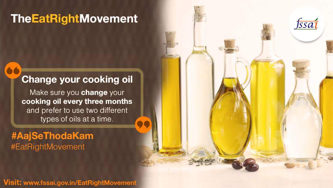 Eat Right Movement Initiatives – Change your cooking oil | PesPro