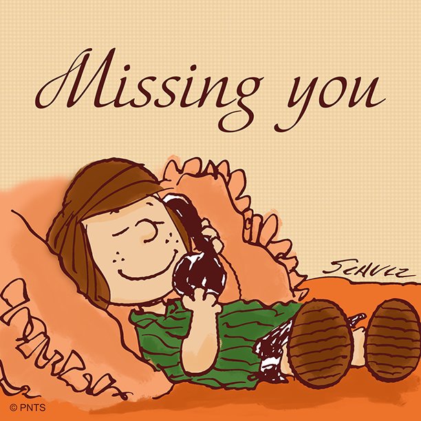 Snoopy Missing You