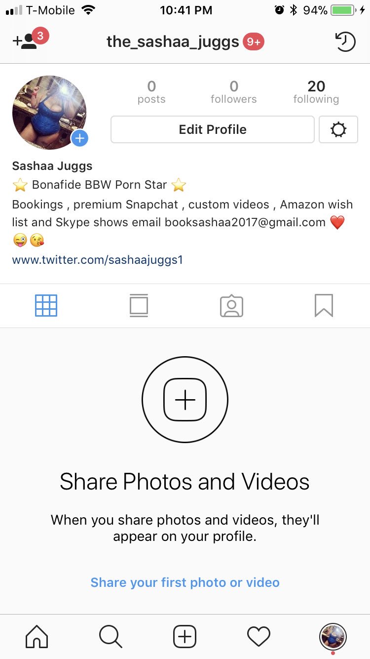 Tw Pornstars Sashaa Juggs Twitter You Can Now Follow Me On Ig 😜