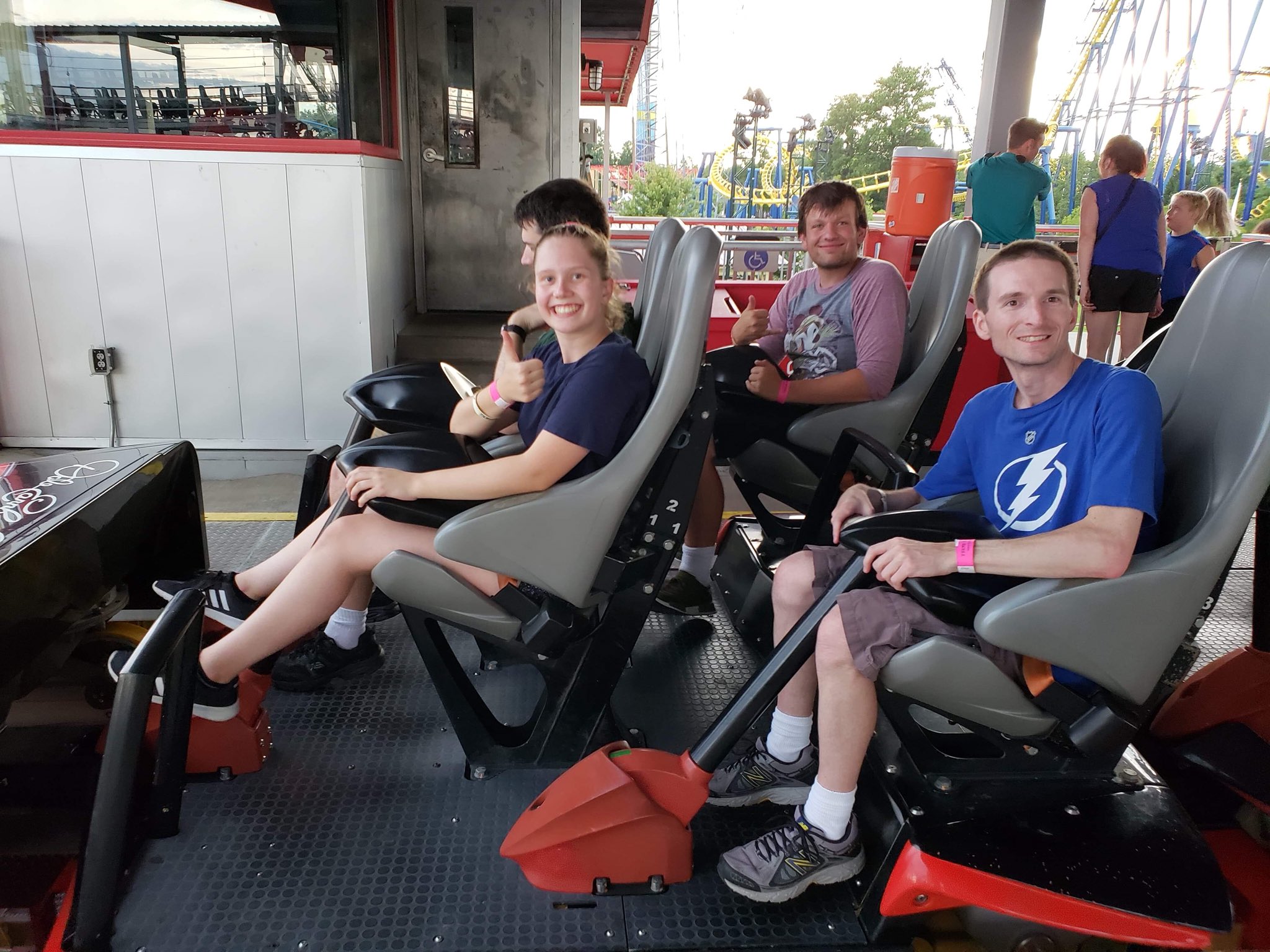 Intimidator Carowinds Seats