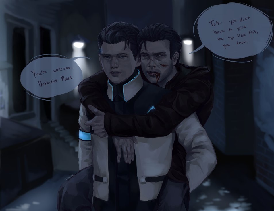 Detroit become human | DBH | RK900 and Gavin Reed | Detroit become ...