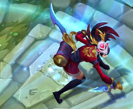 Blood Moon Akali In Game