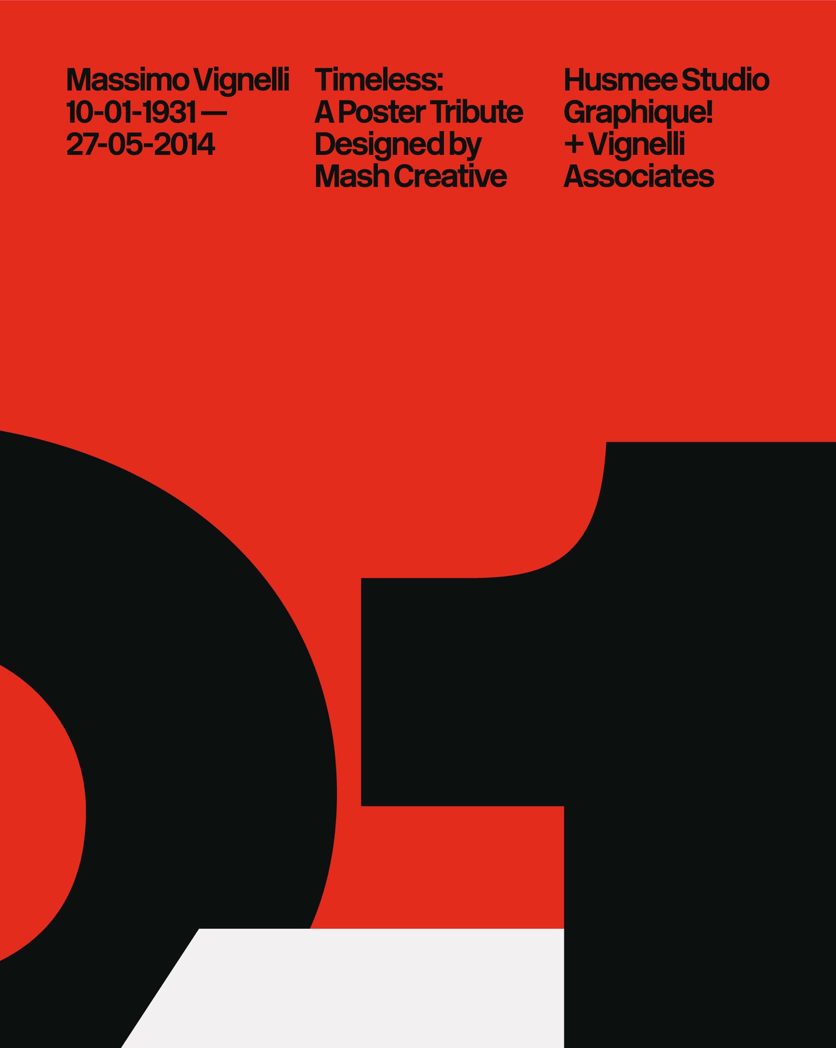 Massimo Vignelli Poster
