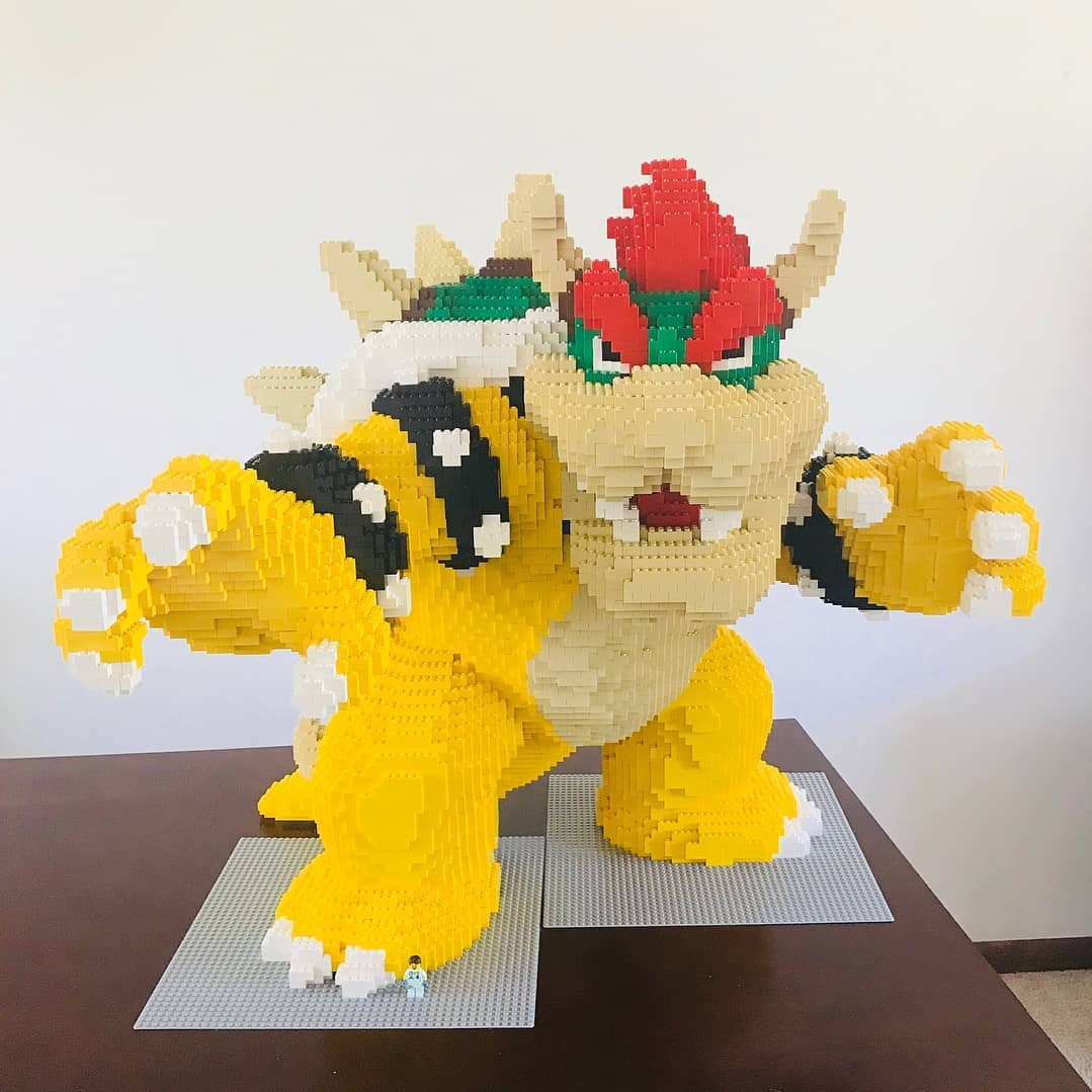 How To Make Lego Bowser