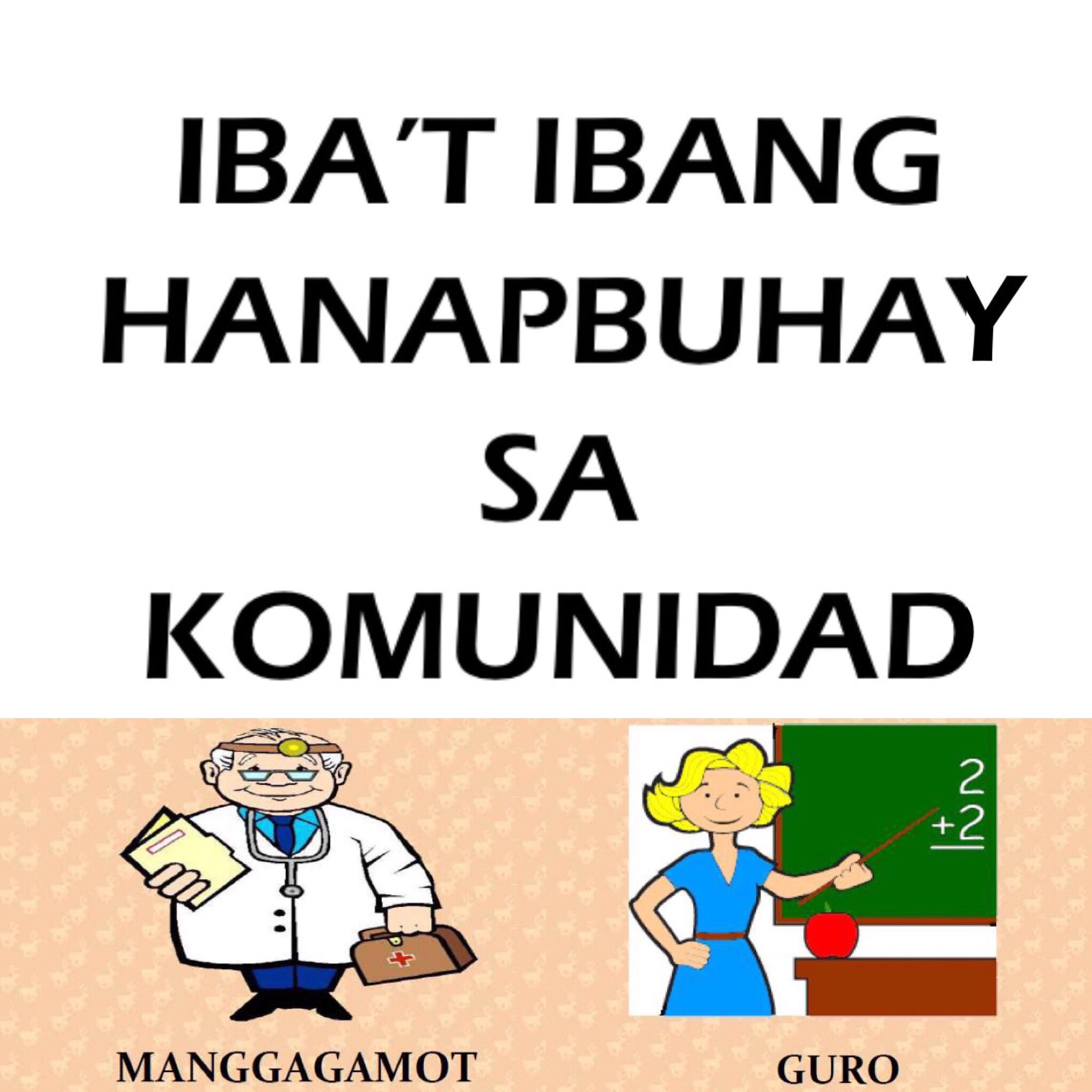 Hanapbuhay Sa Komunidad Clipart Free